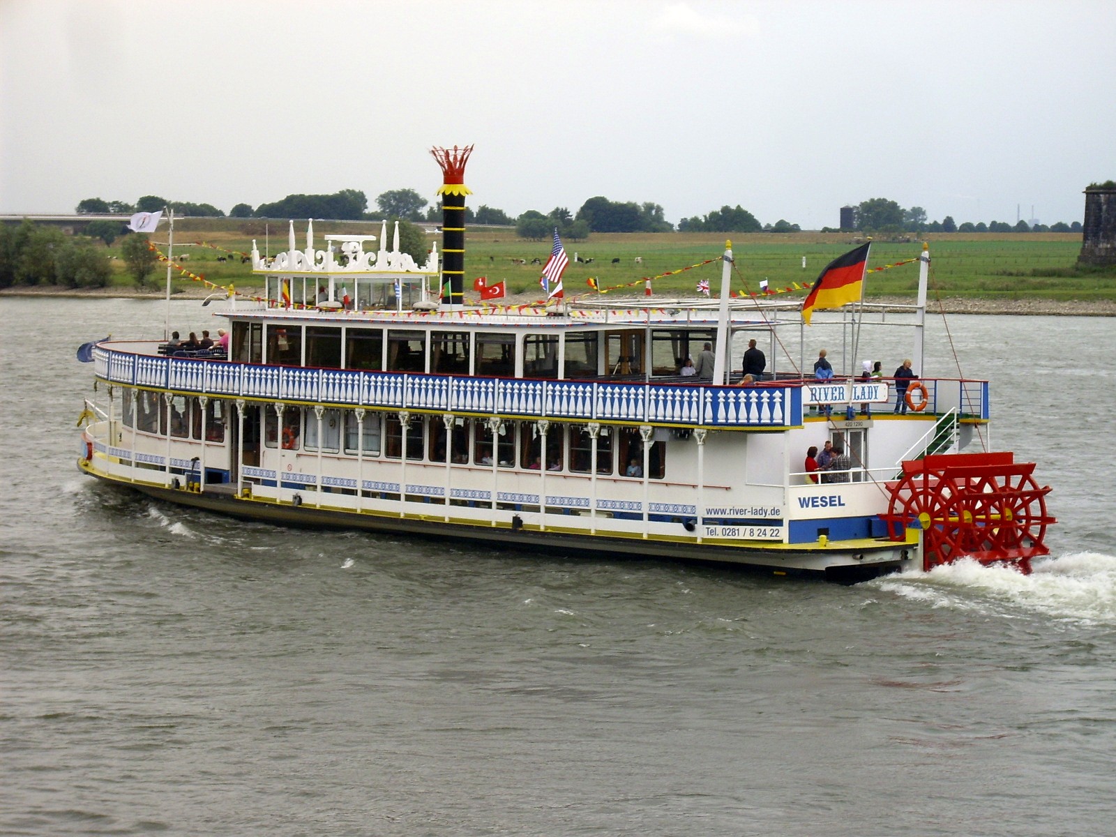 Fahrgastschiff River Lady - Startseite